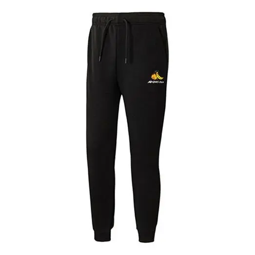 Adidas Neo M Frt Tp Fruit Casual Cozy Bundle Feet Sports Pants - Black