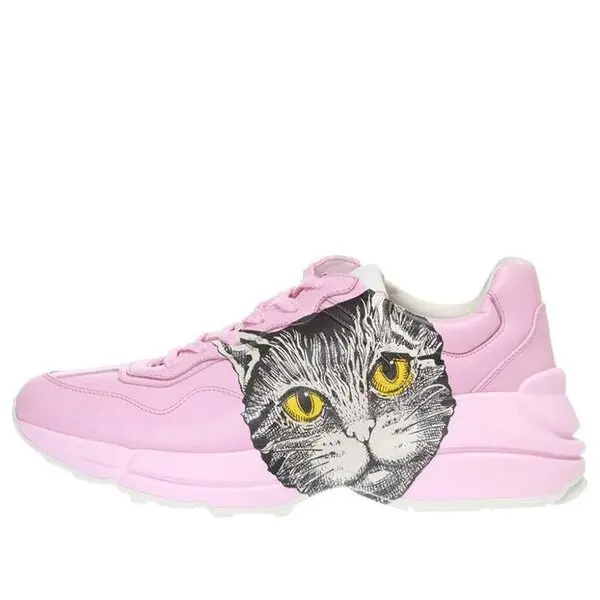 Gucci Rhyton Mystic Cat Sneakers - Pink/multi-color