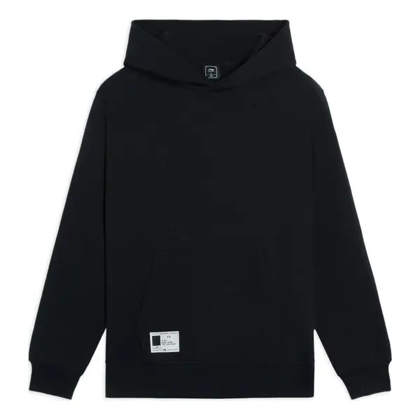 LI-NING Label Logo Hoodie - Black