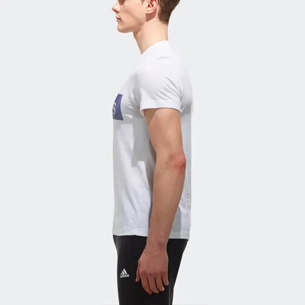 Adidas Logo Round Neck Short Sleeve