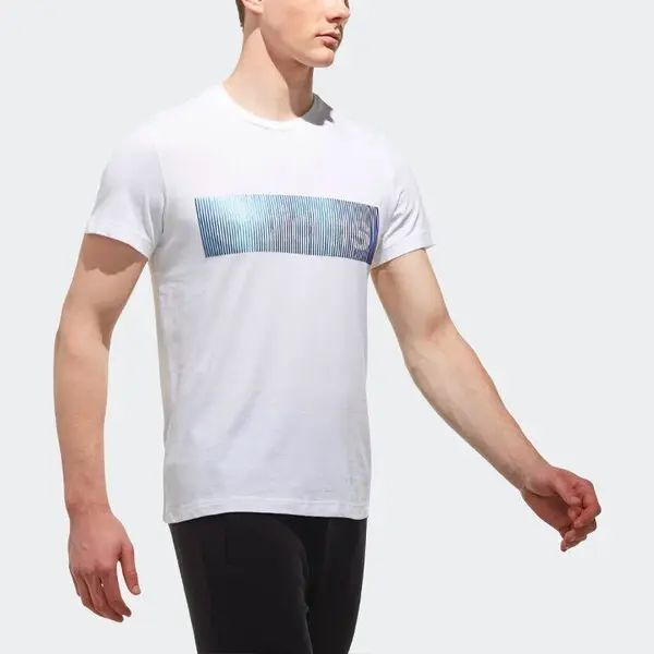 Adidas Logo Round Neck Short Sleeve