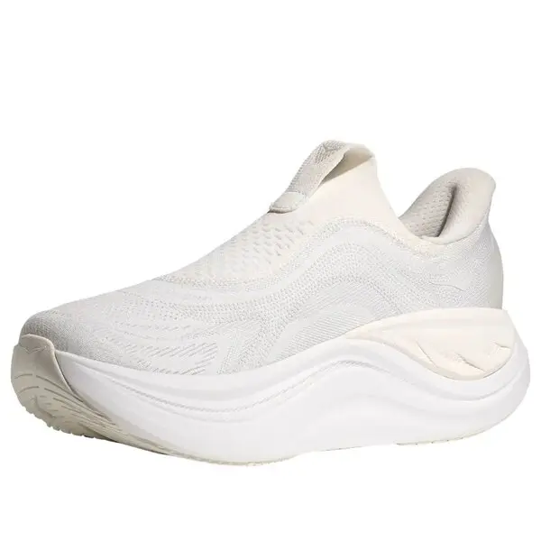 Hoka One One Skyward Laceless Athletic Sneakers - White