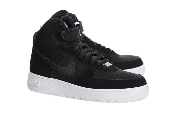Nike Force 1 High Top Sneakers - Black