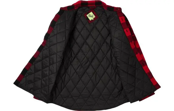 PALACE Hardware Insulated Shirt 'red - Red/black