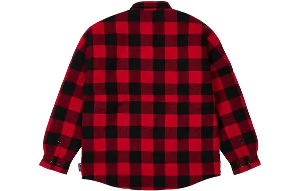PALACE Hardware Insulated Shirt 'red - Red/black