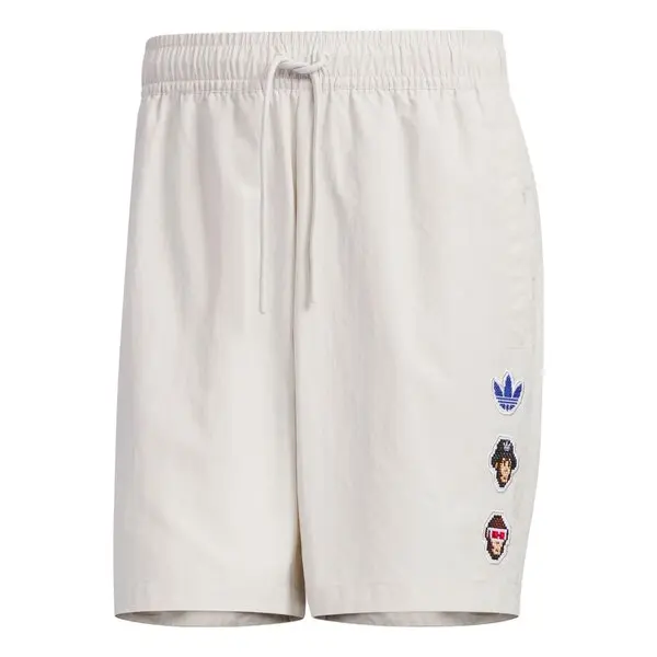 Adidas X Monkey Kingdom Woven Shorts - White