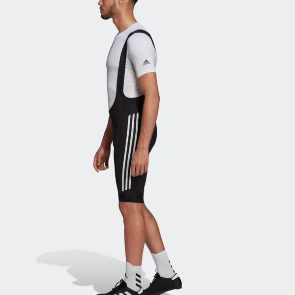 Adidas Side Stripe Logo Bib Shorts