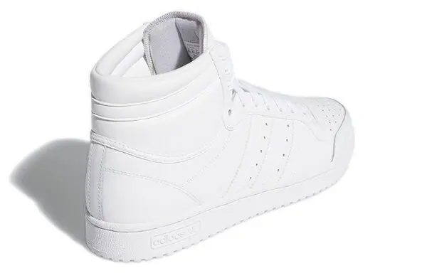 Adidas Top Ten High Top Lace Up Sneakers - White