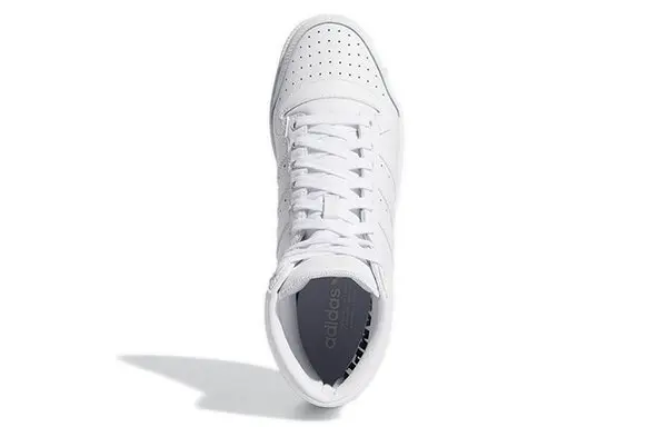 Adidas Top Ten High Top Lace Up Sneakers - White