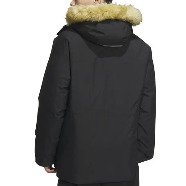 Adidas Furry Down Parka - Black