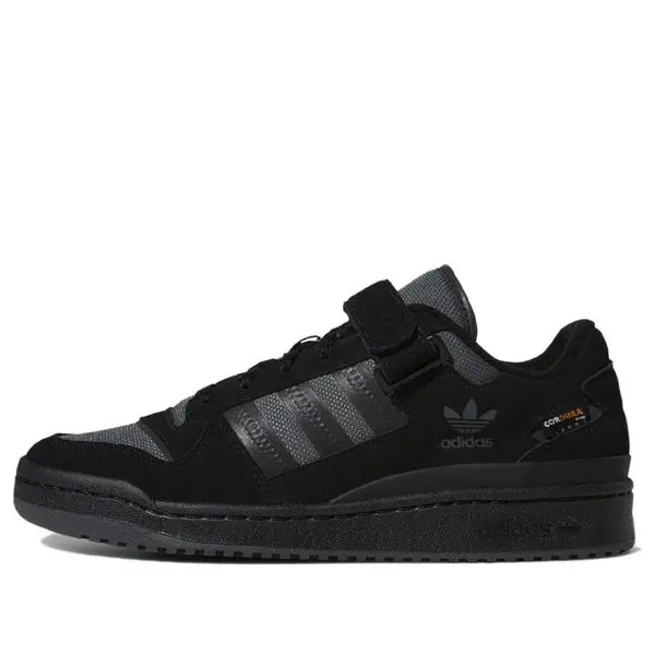 Adidas Forum Low Cordura Fabric Sneakers - Black