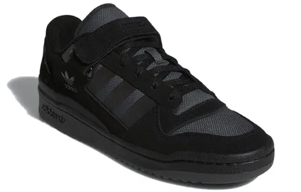 Adidas Forum Low Cordura Fabric Sneakers - Black