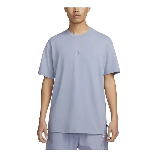 Nike Premium Essentials T-shirt 'grey Blue - Grey/blue