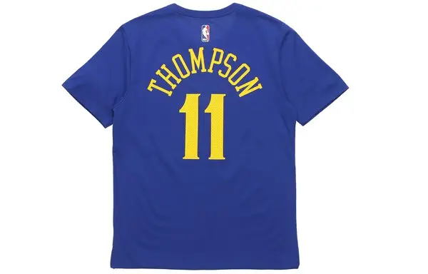 Nike Golden State Warriors Dri-fit Short Sleeve Tee - Blue