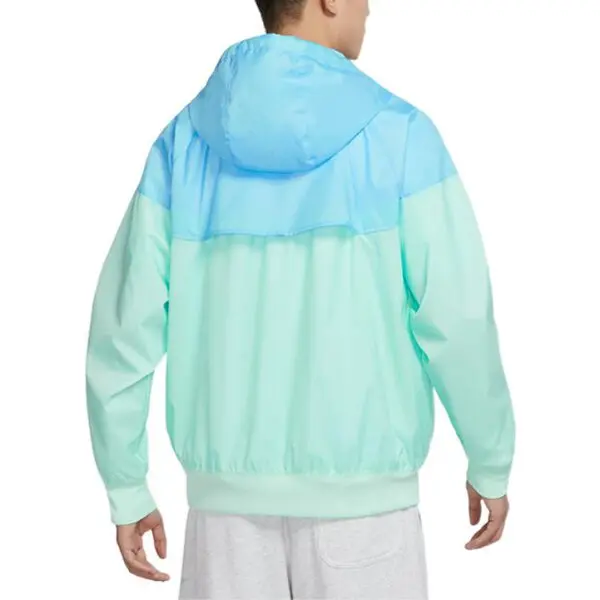 Nike Windrunner Full-zip Drawstring Hoodie 'blue