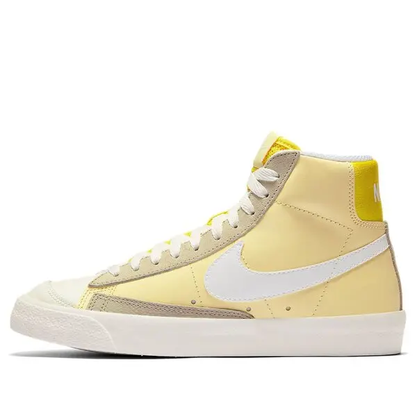 Nike Blazer Mid '77 High-top Sneakers - Yellow/white