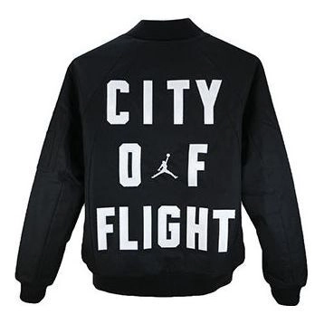 JORDAN City Of Flight Ma-1 Bomber Jacket - Black
