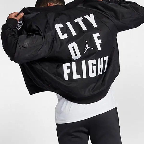 JORDAN City Of Flight Ma-1 Bomber Jacket