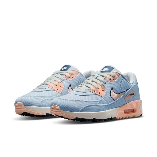 Nike Max 90 Golf Nrg Seersucker Sneakers - Blue/pink