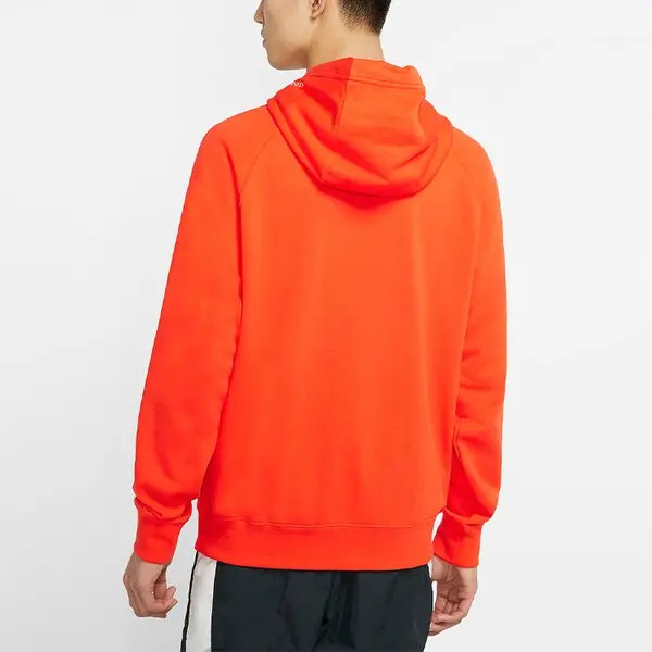 Nike Pullover Hoodie With Large Swoosh Graphic