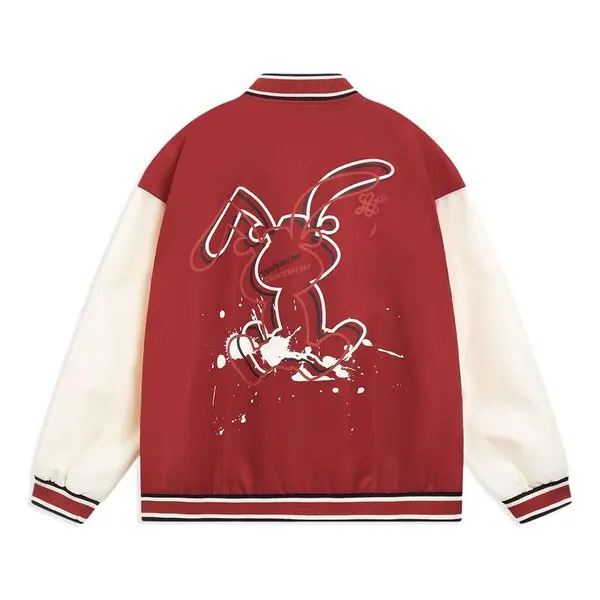 LI-NING Rabbit Counterflow Graphic Baseball Jacket