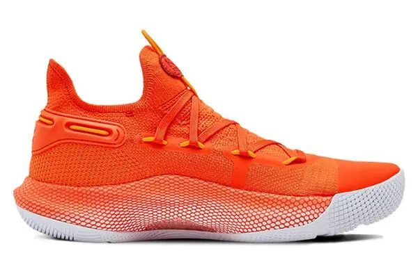 Under Armour Curry 6 Team Basketball Sneakers - Orange