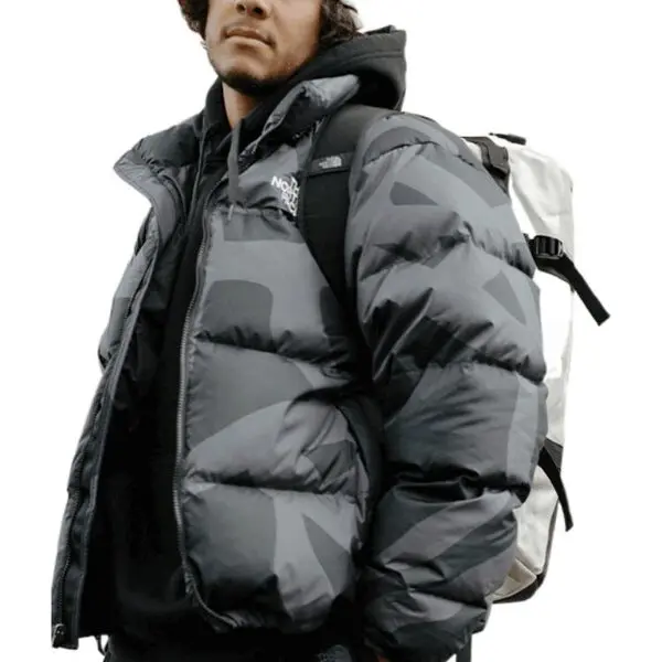 The North Face X Kaws Fw22 1996 Nuptse Jacket - Black
