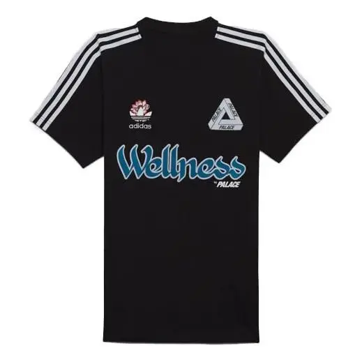 PALACE X Adidas Originals Wellness Graphic Short Sleeve T-shirt - Black