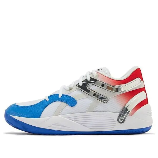 PUMA Trc Blaze Court Sneakers - White/blue/red