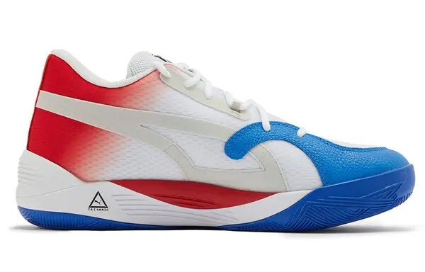 PUMA Trc Blaze Court Sneakers - White/blue/red