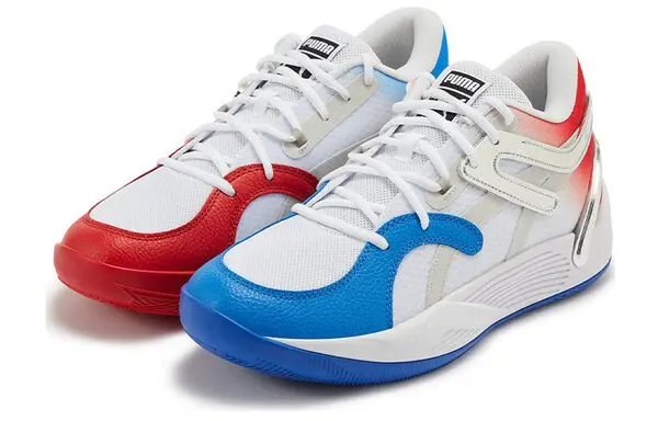 PUMA Trc Blaze Court Sneakers - White/blue/red