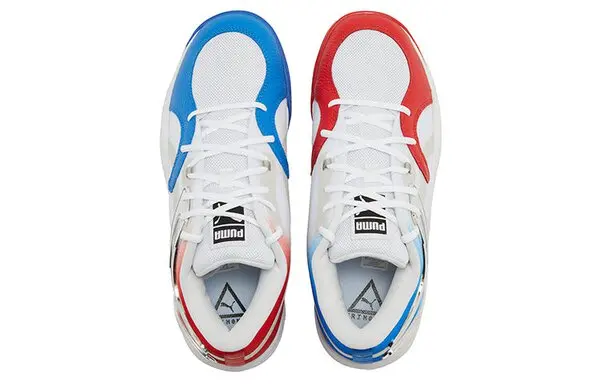 PUMA Trc Blaze Court Sneakers - White/blue/red