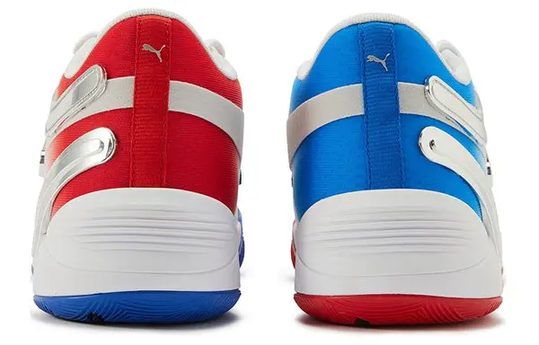 PUMA Trc Blaze Court Sneakers - White/blue/red