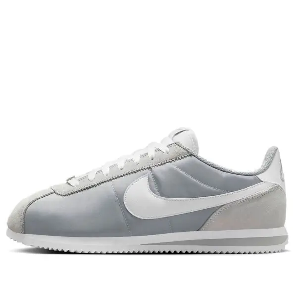 Nike Cortez Textile Sneakers - Flat Silver/white