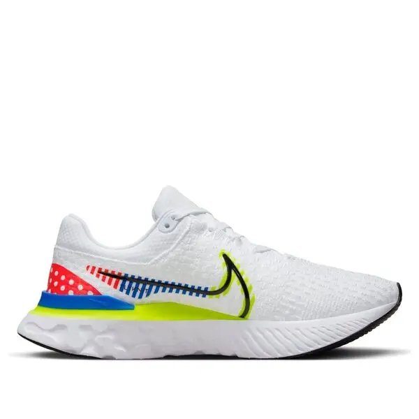 Nike React Infinity Run Flyknit 3 Premium Athletic Sneakers - White