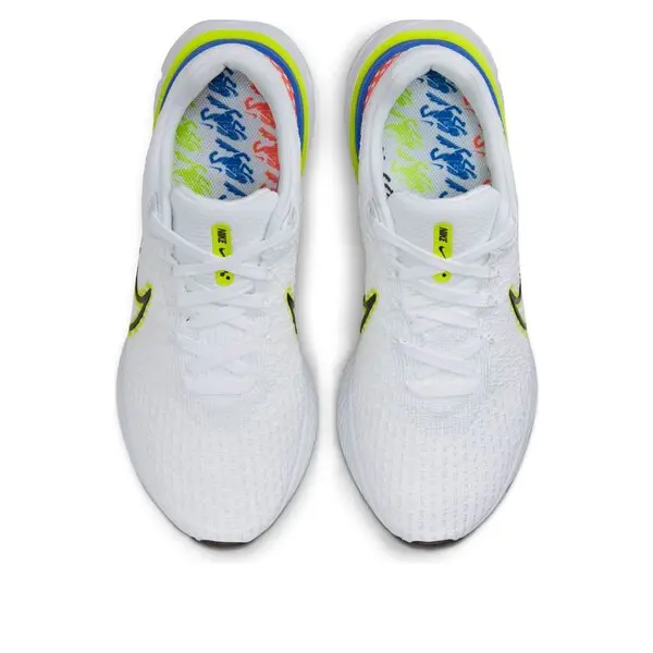 Nike React Infinity Run Flyknit 3 Premium Athletic Sneakers - White