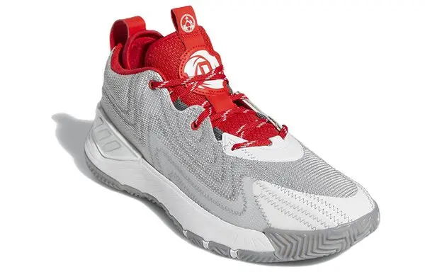 Adidas D Rose Son Of Chi 2 Mid Top Sneakers - Silver/red