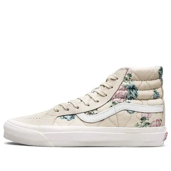 VANS Raised Wolves X Og Sk8-hi Lx High Top Sneakers - Cream