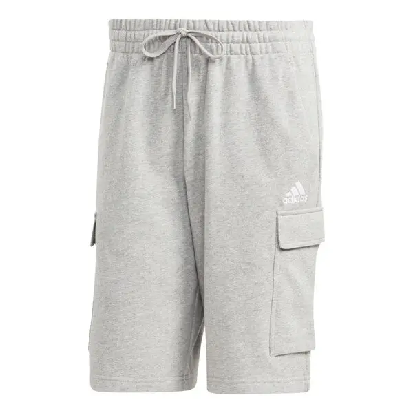 Adidas Essentials French Terry Cargo Shorts - Medium Grey Heather