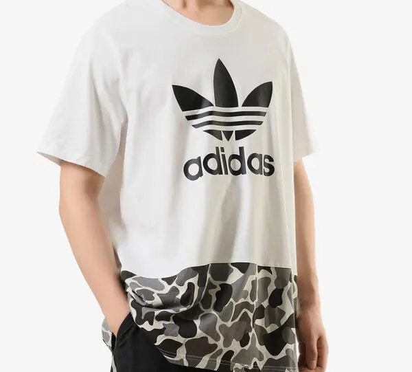 Adidas Originals Short Sleeve T-shirt With Camouflage Print