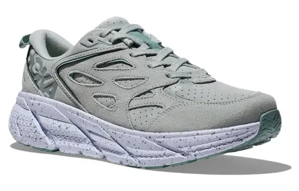 Hoka One One Clifton Suede Sneakers