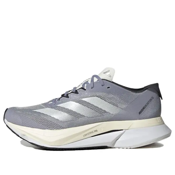 Adidas Adizero Boston 12 Sneakers - Silver Violet/cloud White/silver Dawn