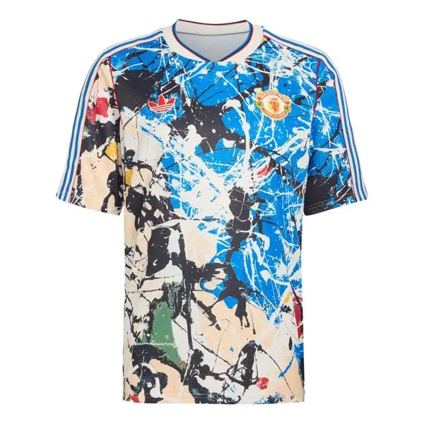 Adidas Manchester United X Stone Roses Jersey - Black/multi Color