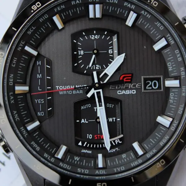 Casio Edifice Analog Watch With Stainless Steel Strap