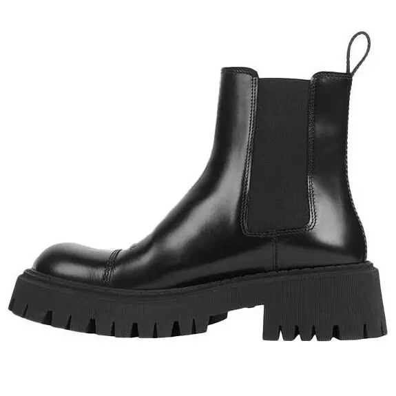Balenciaga Tractor 20mm Boots - Black