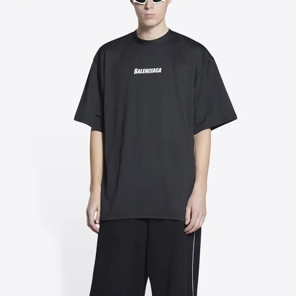 Balenciaga Short Sleeve T-shirt - Black