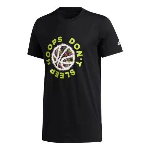 Adidas Basketball Graphic Tee - Black