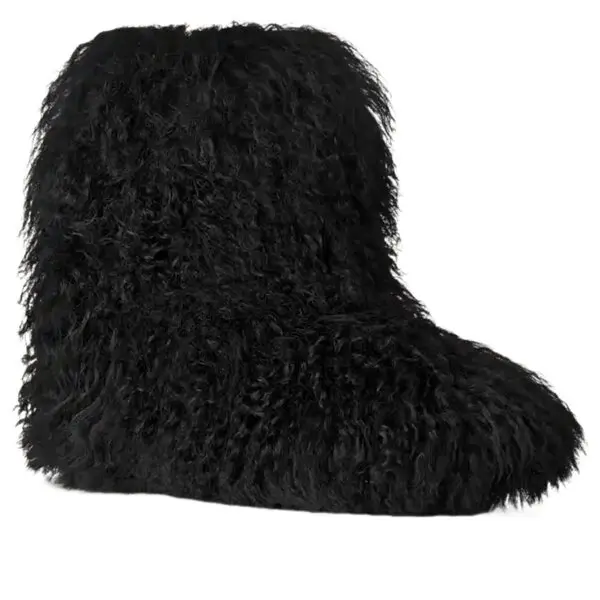 UGG Classic Short Fluff Momma Boot - Black