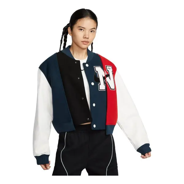 Nike Varsity Jacket - Black/armory Navy/phantom