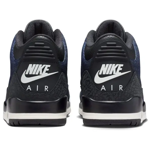 JORDAN 3 Retro X Levi's Indigo Sneakers - Denim/black/sail